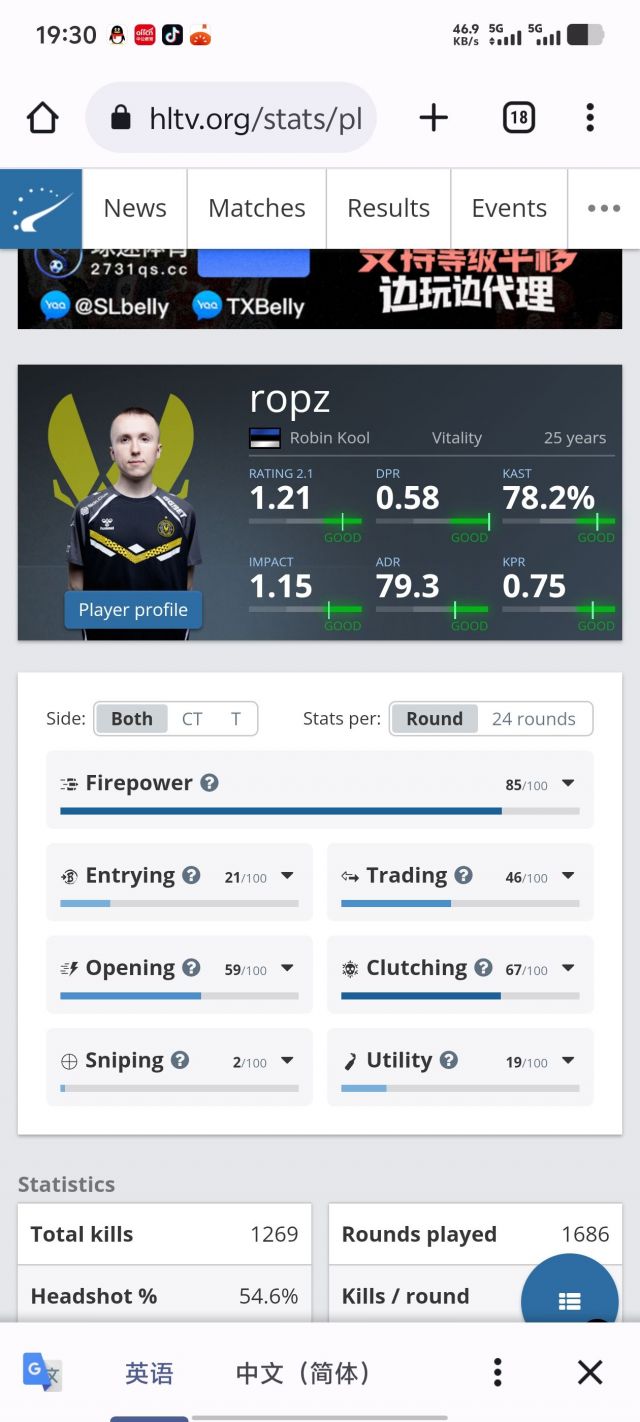 若子这数据看着比ropz都好但怎么感觉比赛影响力差不少 NGA玩家社区