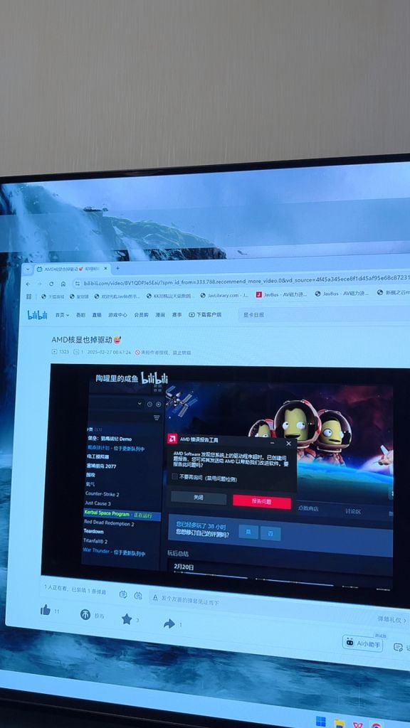 9800×3d用核显屏幕闪烁问题，求助各位彦祖。 NGA玩家社区