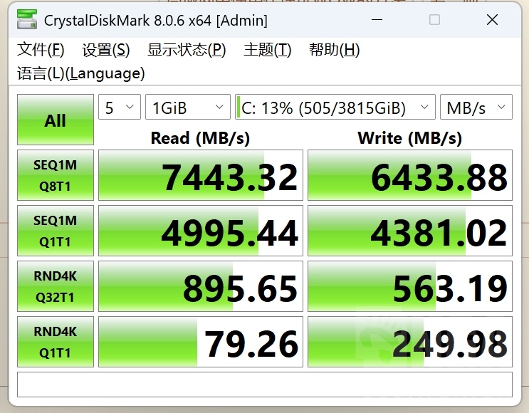 致钛Ti plus 7100 4T测速问题 NGA玩家社区