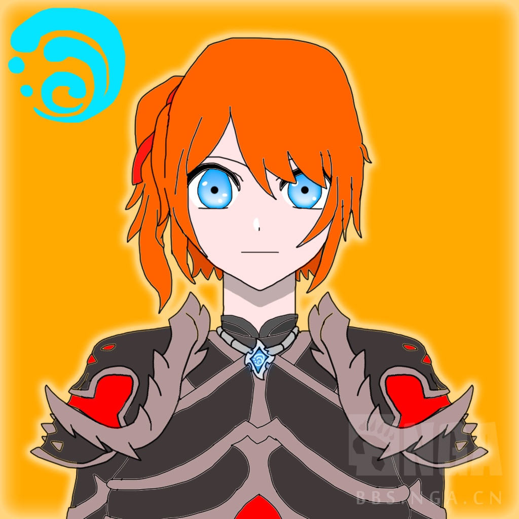 [同人创作] 自设的美少女偶像角色，而且是五星水系大剑，原型是魔兽世界血DK NGA玩家社区