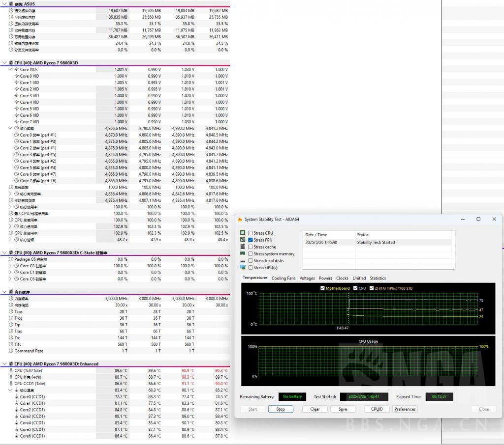 [作业贴] 下山了，5090夜神+9800X3D+X870E-E+PA602，没听劝配的全是刀把，对华硕ROG祛魅了 NGA玩家社区