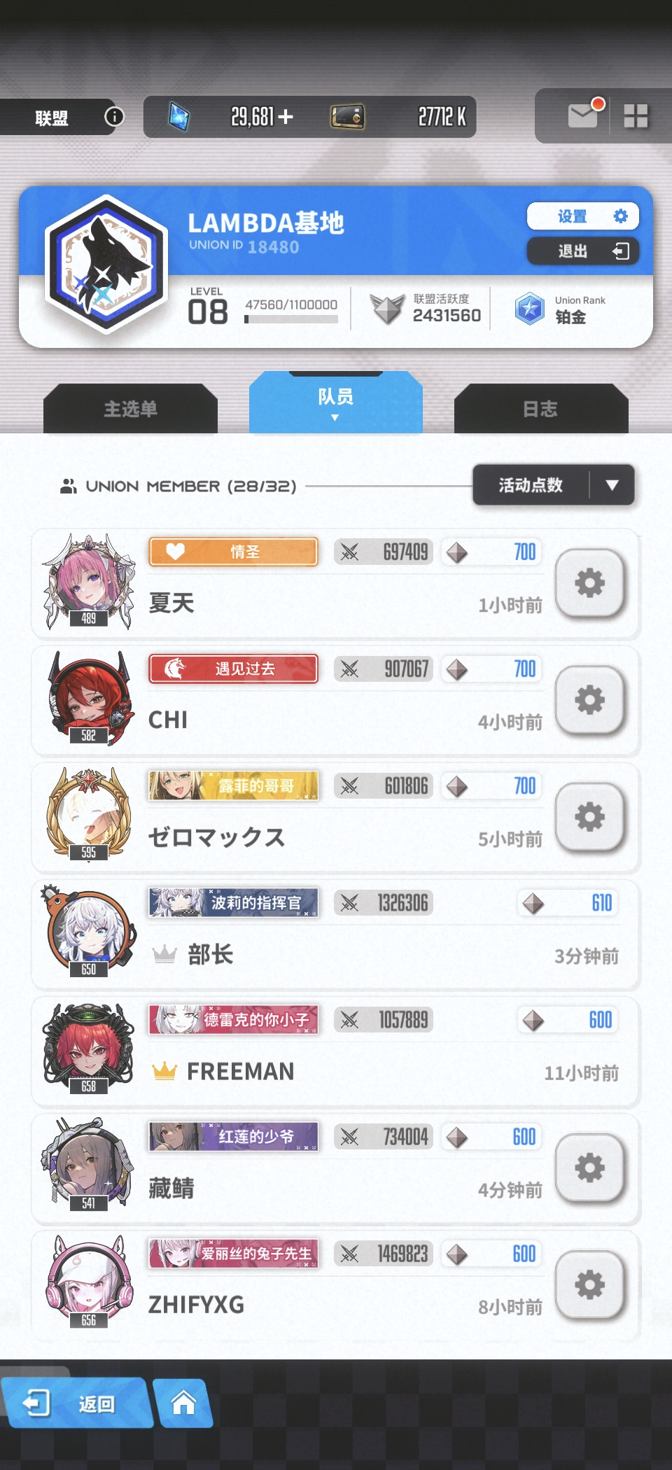 [国际服] [公会招募] [日服] 2%养老联盟 《LAMBDA基地》 暂时满了(32/32) NGA玩家社区