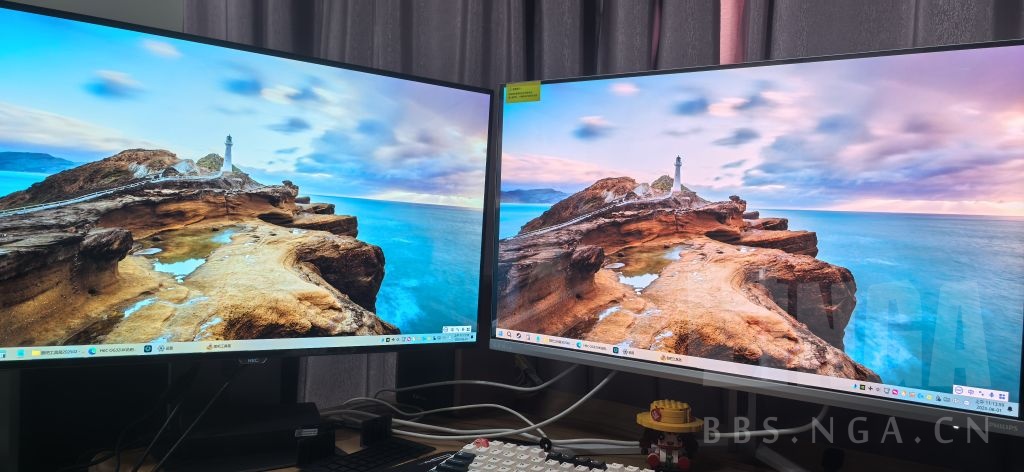 京东近期的飞利浦O8(QD-OLED)和HKC OG32UK(WOLED)都到了，随手对比 NGA玩家社区