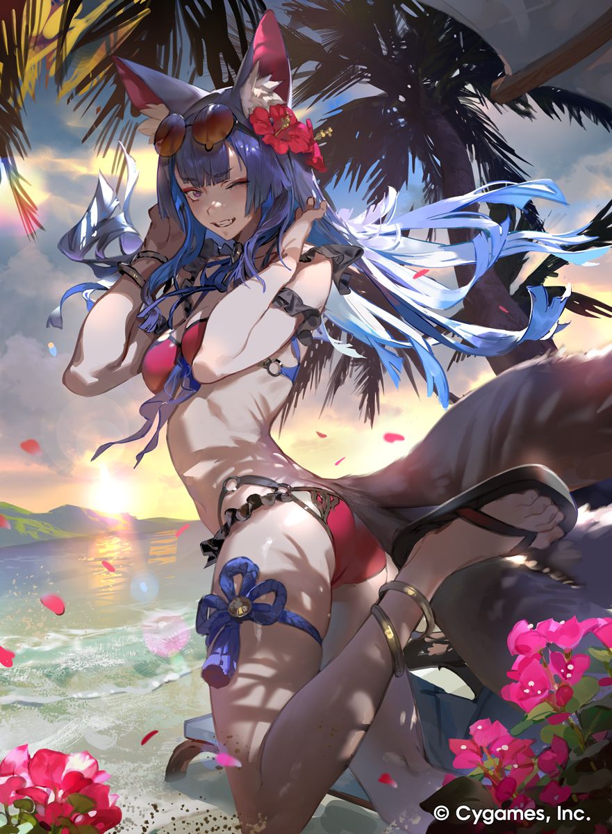 [破事水]画师南保あたる公开了UR世界、泳装大妖狐、SP一哥、SP饿姐的原画 NGA玩家社区