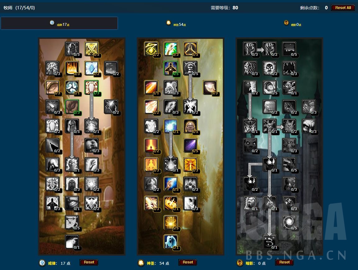 [80-神圣] 有没有P4阶段神圣牧师的相关天赋雕文手法攻略 NGA玩家社区