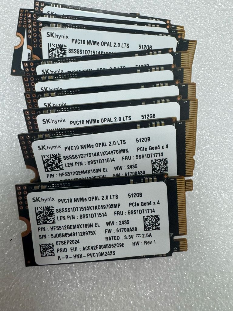 全新海力士pvc10 2242 512G 4.0协议固态硬盘价格210元 NGA玩家社区