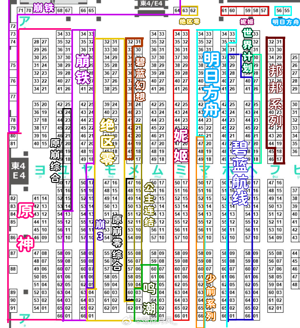C106摊位数情报 初步摊位/社团数 6月7日更新 NGA玩家社区