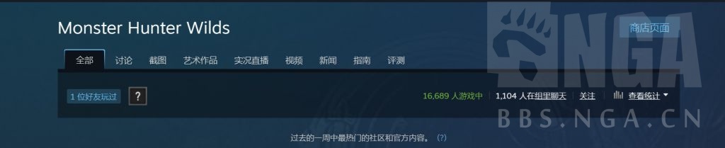 [吐槽] 上steam看了一眼，荒野在线人数比世界还低2500了 NGA玩家社区