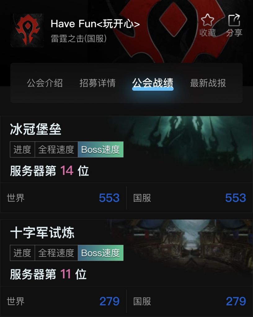 [部落]-[雷霆之击]-《Have Fun》公会招募强力固定NQ、JLM、DPS NGA玩家社区