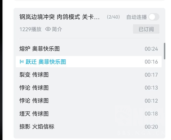 搞了新边境关卡整合，或者说预览之类的。方便打n3以上使用 NGA玩家社区