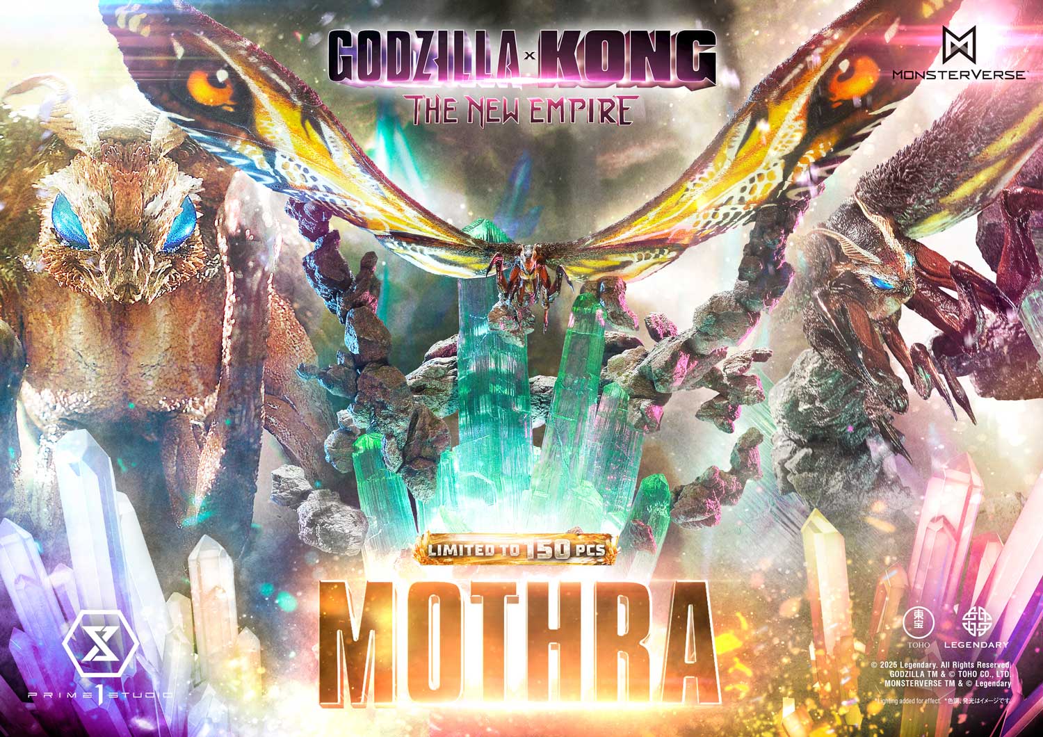 [新闻资讯] Prime 1 Studio :《哥斯拉大战金刚2-帝国崛起》魔斯拉 Mothra 雕像 预售开启 1999USD 178