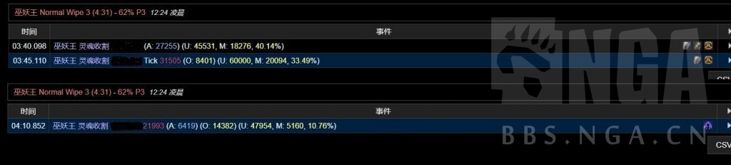 [死亡骑士] 发现很多dkt并不知道如何开技能应对巫妖王的灵魂收割，顺便告诉大家如何通过wcl记录观察一个dkt是否胜任。 NGA玩家社区