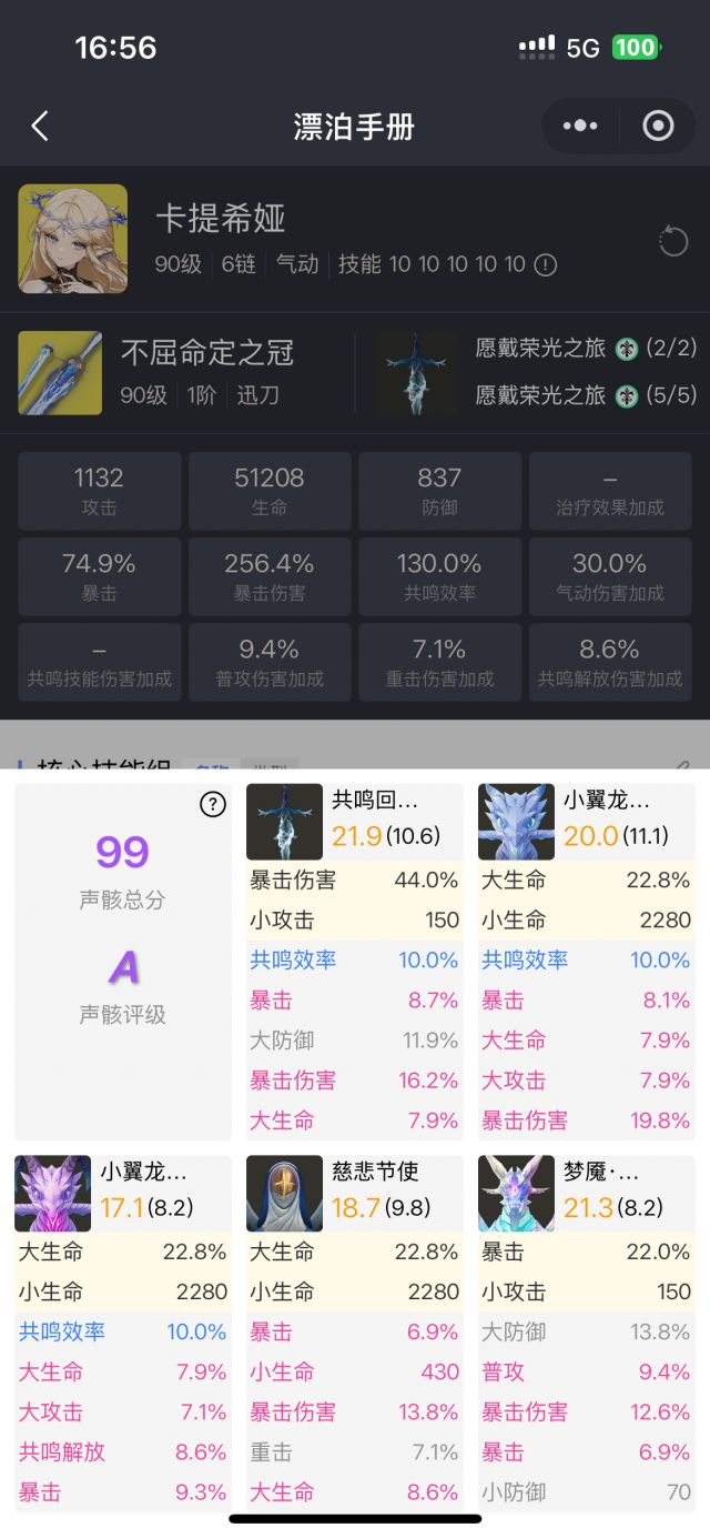 [声骸强化氵]卡提的声骸就到此为止了，1w多的打孔器，900个周本箱子 NGA玩家社区