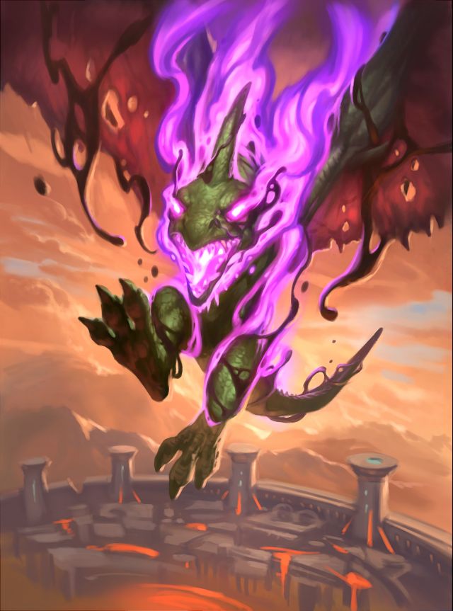 [LCU新卡] 死亡骑士史诗随从 重生的翼手龙 5费4/3 亡灵/野兽 突袭。吸血 消耗残骸而非法力值。 NGA玩家社区