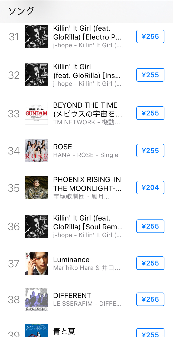 [gqx氵]beyond the time在iTunes日区登顶了 178