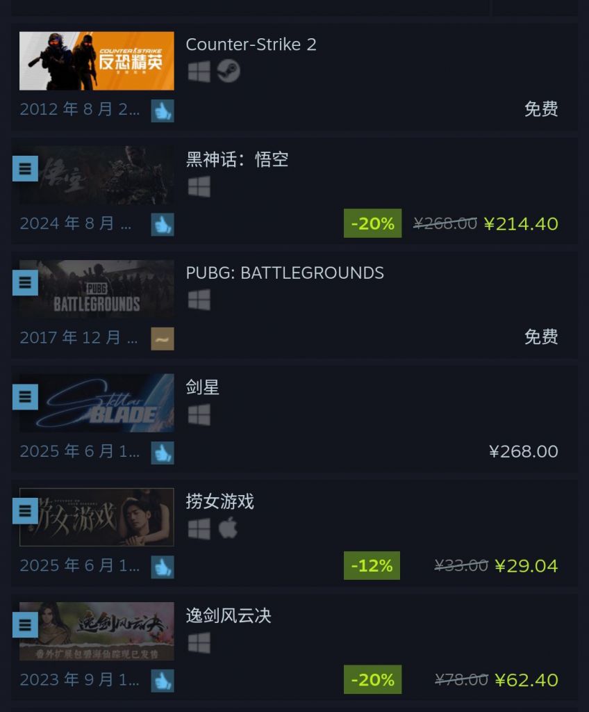 今天这国区热销有点喜感 NGA玩家社区