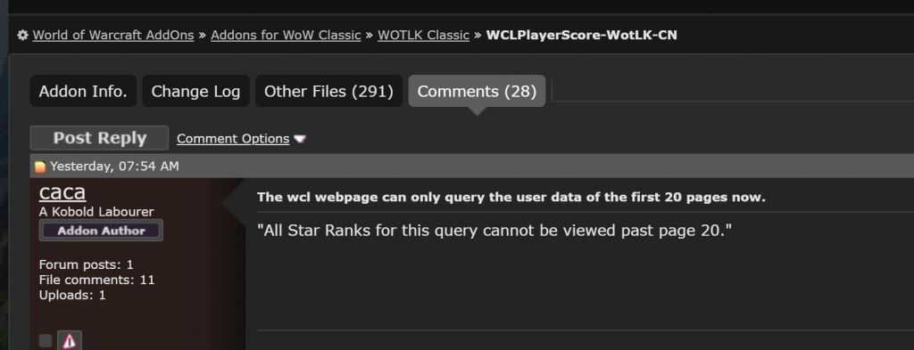 WCL官网下载数据混乱，还总是没有资源！ NGA玩家社区
