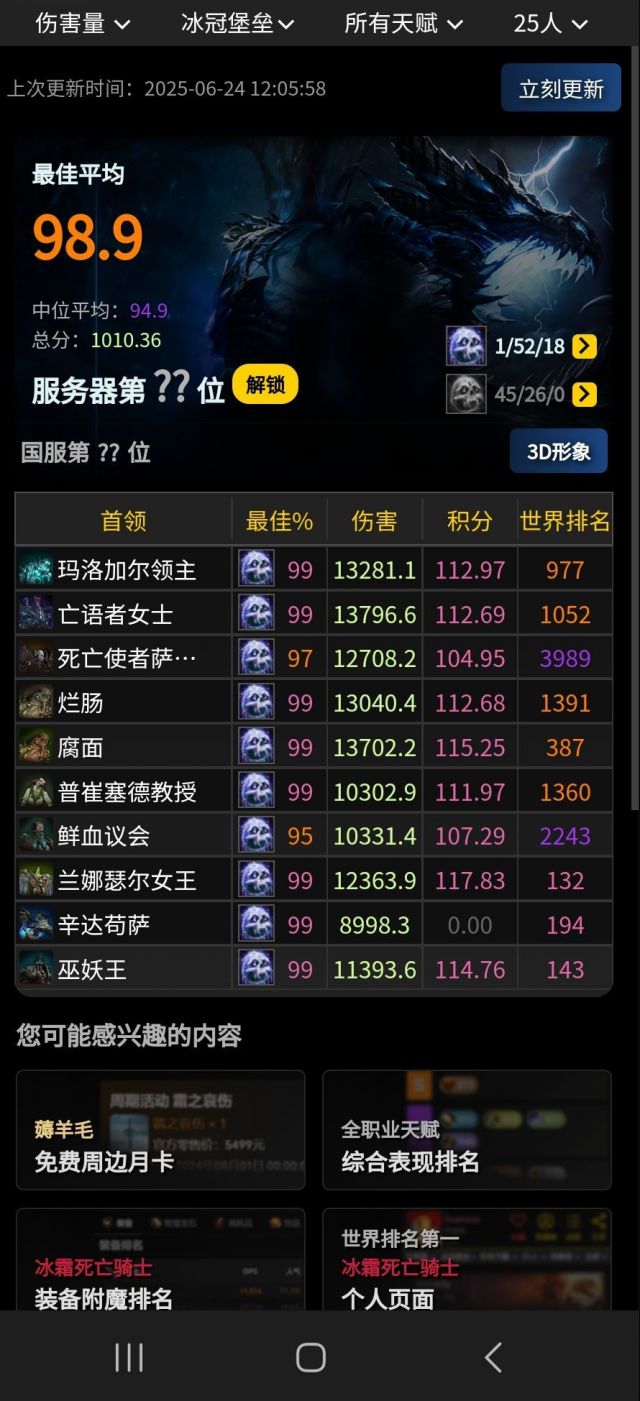 冰dk是不是在99分的层面，不输邪dk了？ NGA玩家社区