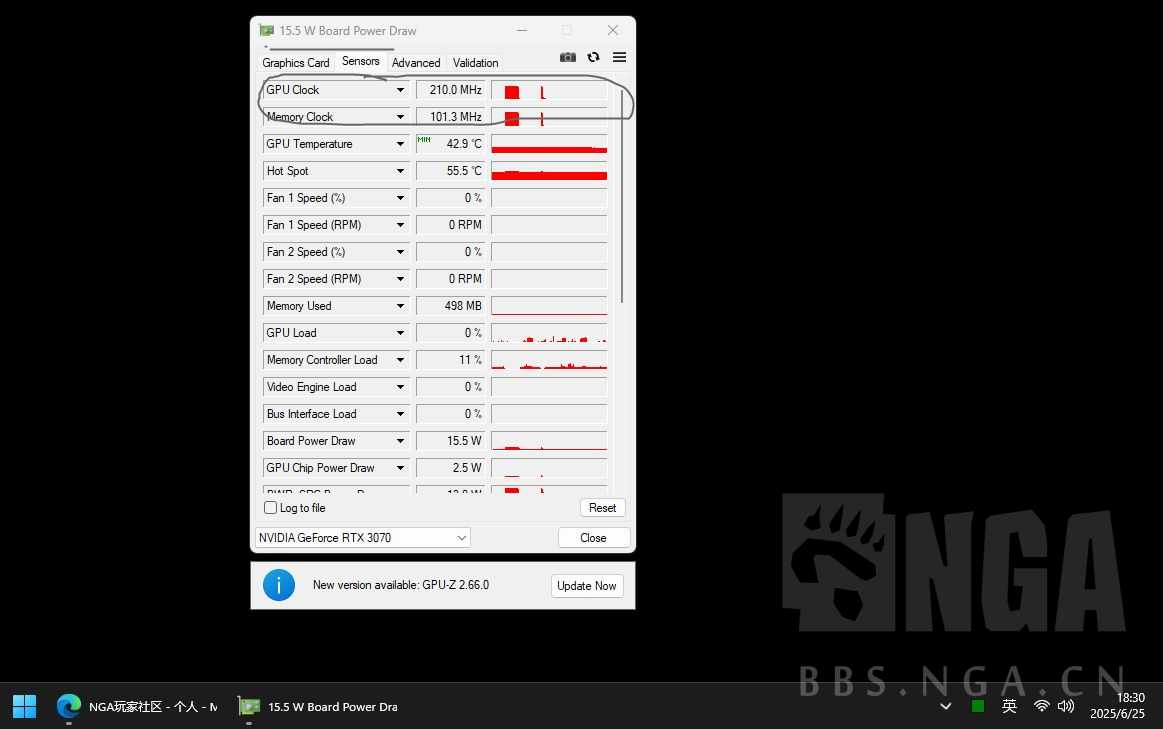 (已解决)为什么就开个微信，我显卡直接就50W功耗了 NGA玩家社区