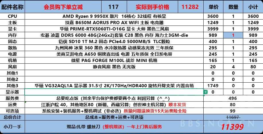 1w左右的工作整机求推荐 NGA玩家社区
