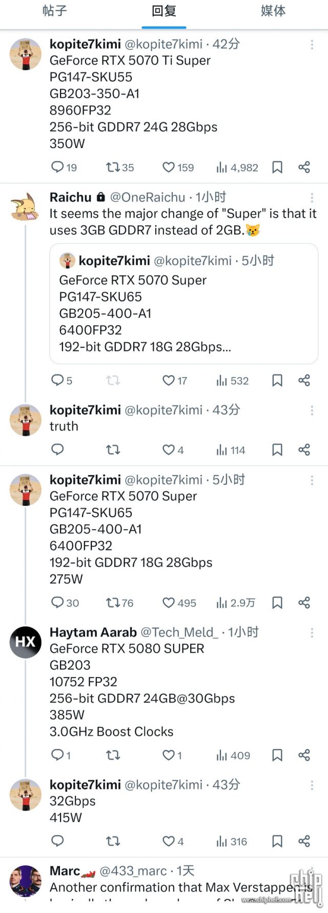 5070 super 18G显存、5070ti super 24G显存 NGA玩家社区