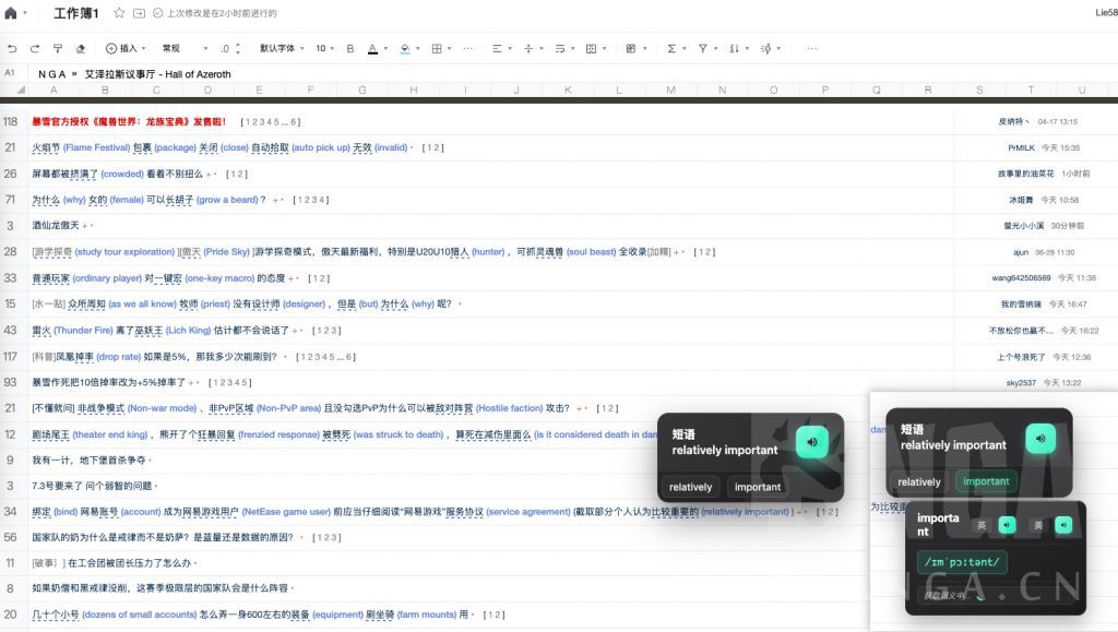 关于我有一个朋友上班摸鱼在 14T 学英语这件事 NGA玩家社区