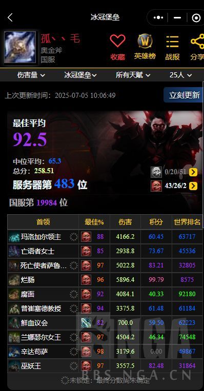 [巫妖王之怒] 奥金斧毛团《雾中楼》踢人黑G NGA玩家社区