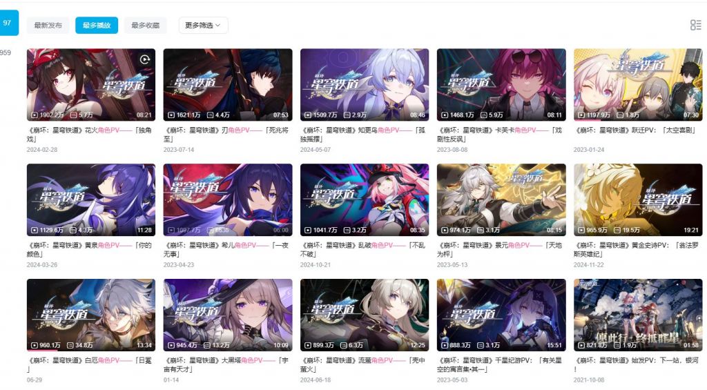 [闲聊杂谈]《PV氵》在无人在意的角落，白厄PV已经是3.0角色最高播放量PV了 NGA玩家社区