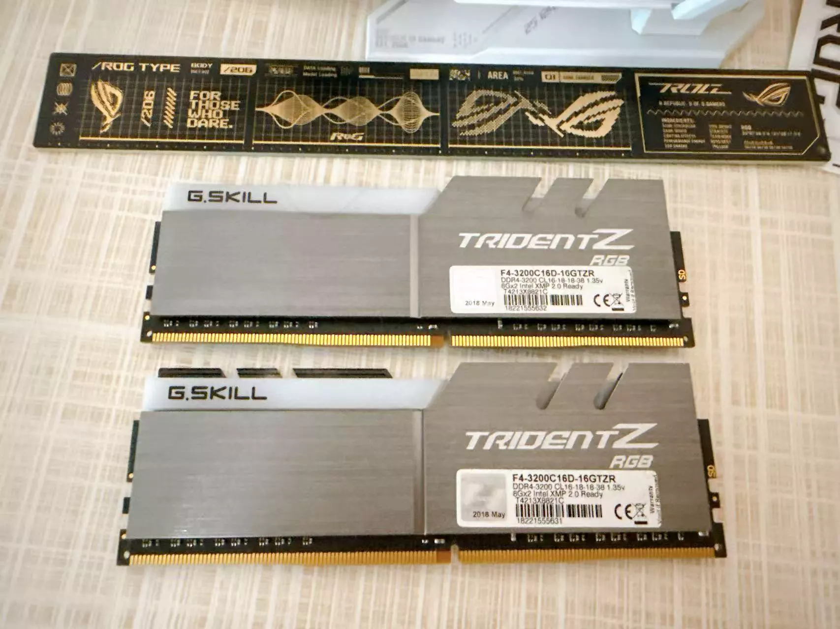 [ROLL / 已开奖] roll一对老掉牙的芝奇幻光戟D4 3200 16G内存(已开奖) NGA玩家社区