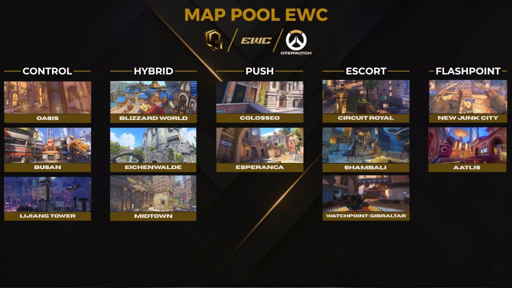 [搬运] EWC地图池公布 NGA玩家社区