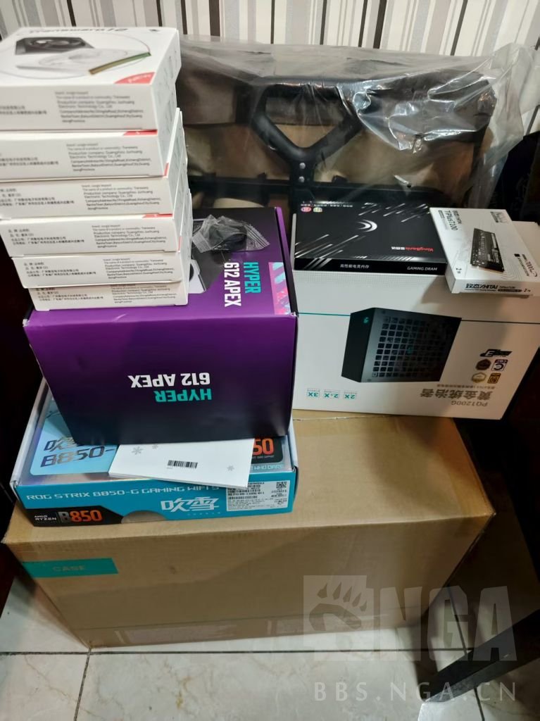 [作业贴] CH270-9950X3D+96G + tuf 5070ti高达主题装机作业 NGA玩家社区