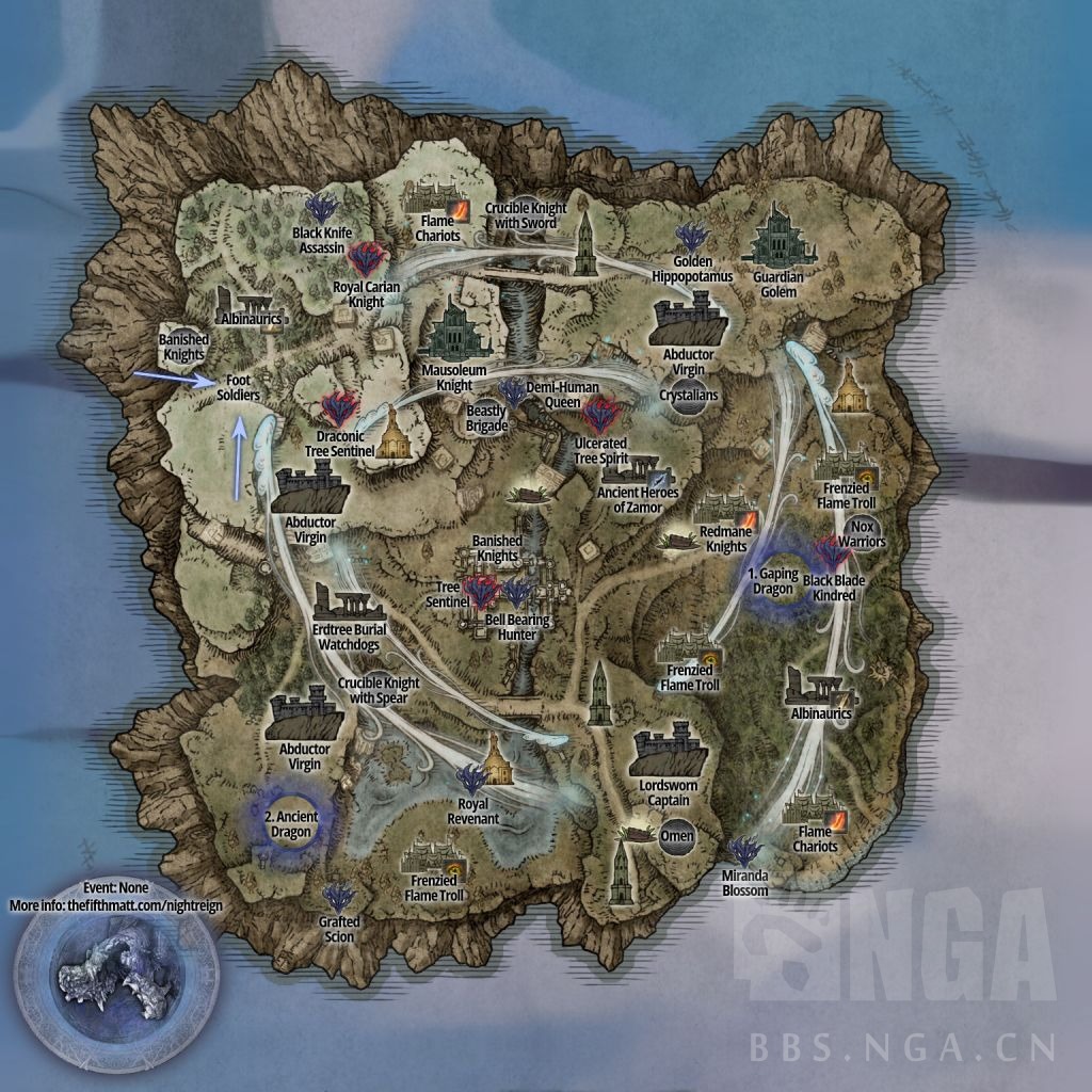 [黑夜君临攻略] 网站链接/翻译 - 全部320个地图种子 NGA玩家社区