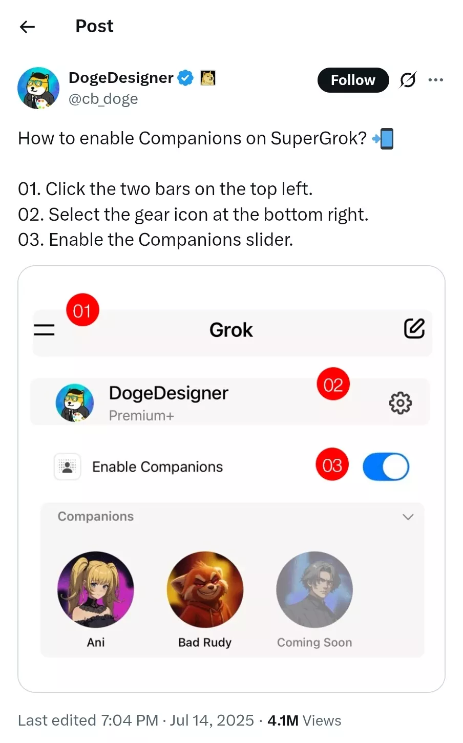 马斯克的grok的最新形象 NGA玩家社区