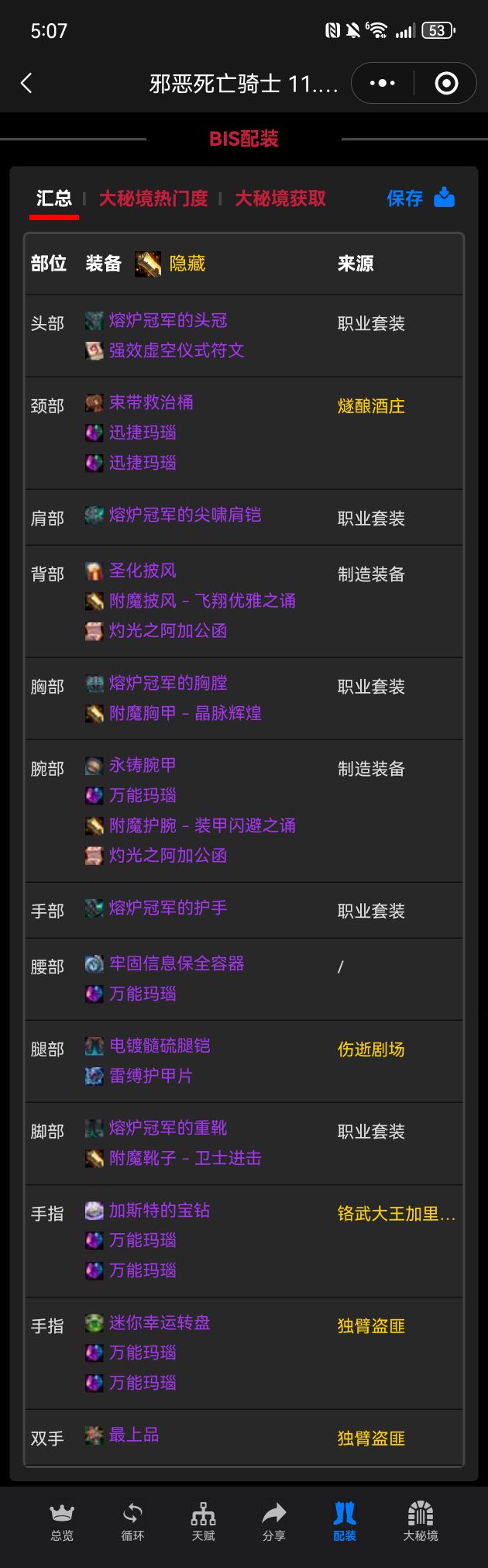 S2邪dk bis装备是什么啊 NGA玩家社区