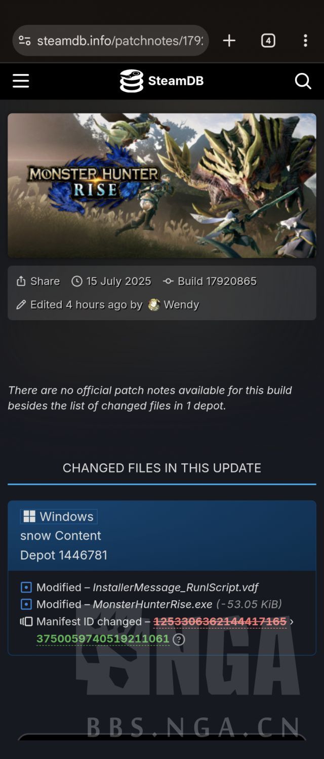 [RISE] 问下今天曙光的更新 NGA玩家社区