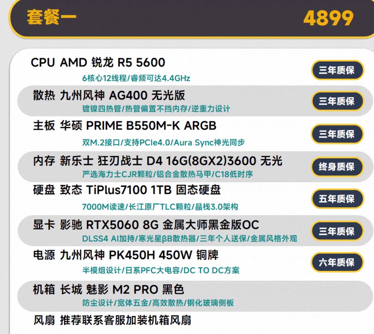 配个5060的电脑，这一套能高画质畅玩3A吗？ NGA玩家社区