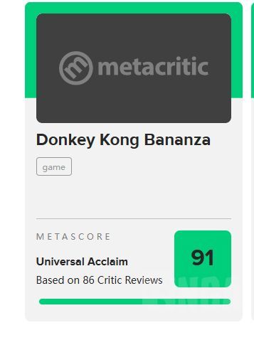[业界新闻] [NS] 咚奇刚：蕉力全开 媒体评分解禁：IGN 10分 GS 9分 mtc平均分：90 NGA玩家社区