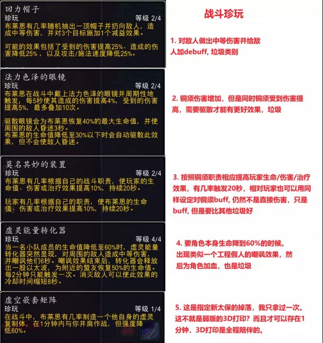 11.2 PTR - 赛季3地下堡珍玩设计上存在的问题 NGA玩家社区