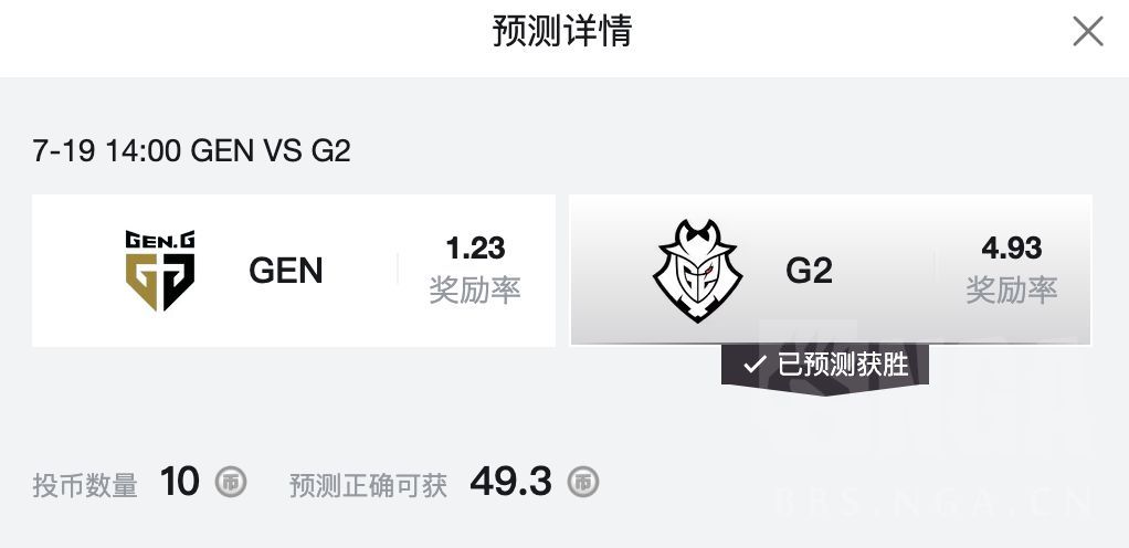 [国际赛事] 我们不可能再被g2俘虏！绝对不行！(*似乎可行？) NGA玩家社区