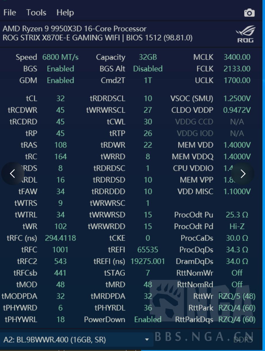 我已经笑了，amd 异步频率越低反而延迟越低，异步8000延迟不如异步6800 NGA玩家社区