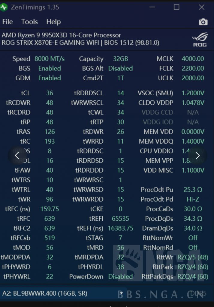 我已经笑了，amd 异步频率越低反而延迟越低，异步8000延迟不如异步6800 NGA玩家社区