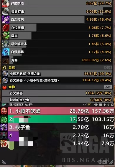 [大秘境] 逆天cjq说治疗奶不过血dk就是菜 NGA玩家社区