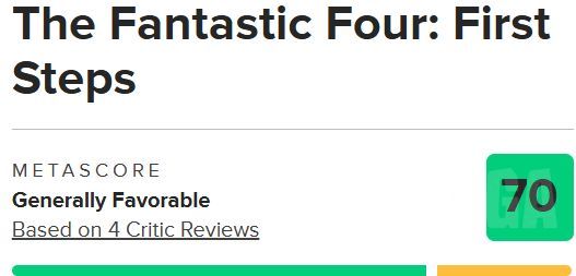 [新闻] [欧美] [科幻] [电影] 神奇四侠：初露锋芒 媒体口碑解禁：mtc开局平均分：70 NGA玩家社区