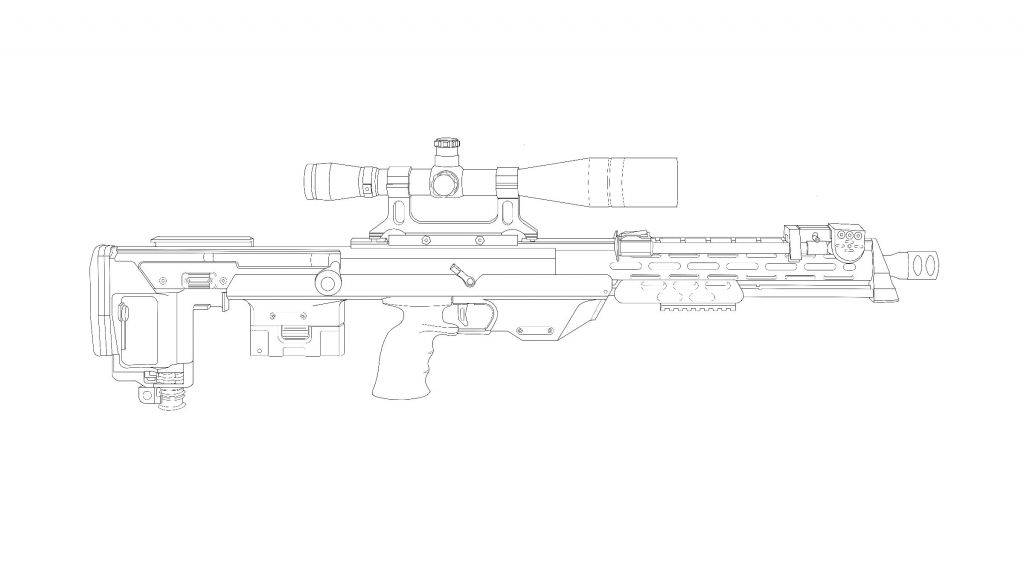 [同人展馆][原创]D：杀手妻子 |“藏锋”狙击步枪 NGA玩家社区