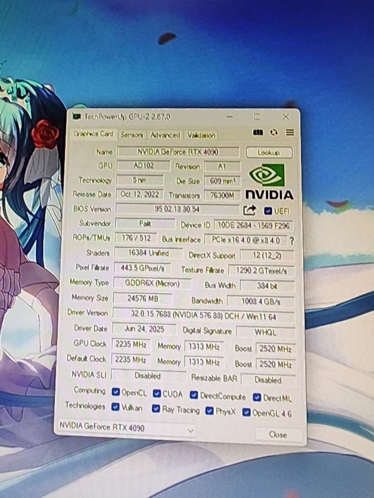 4090查GPUZ发现只能跑到PCIE4.0x8 NGA玩家社区