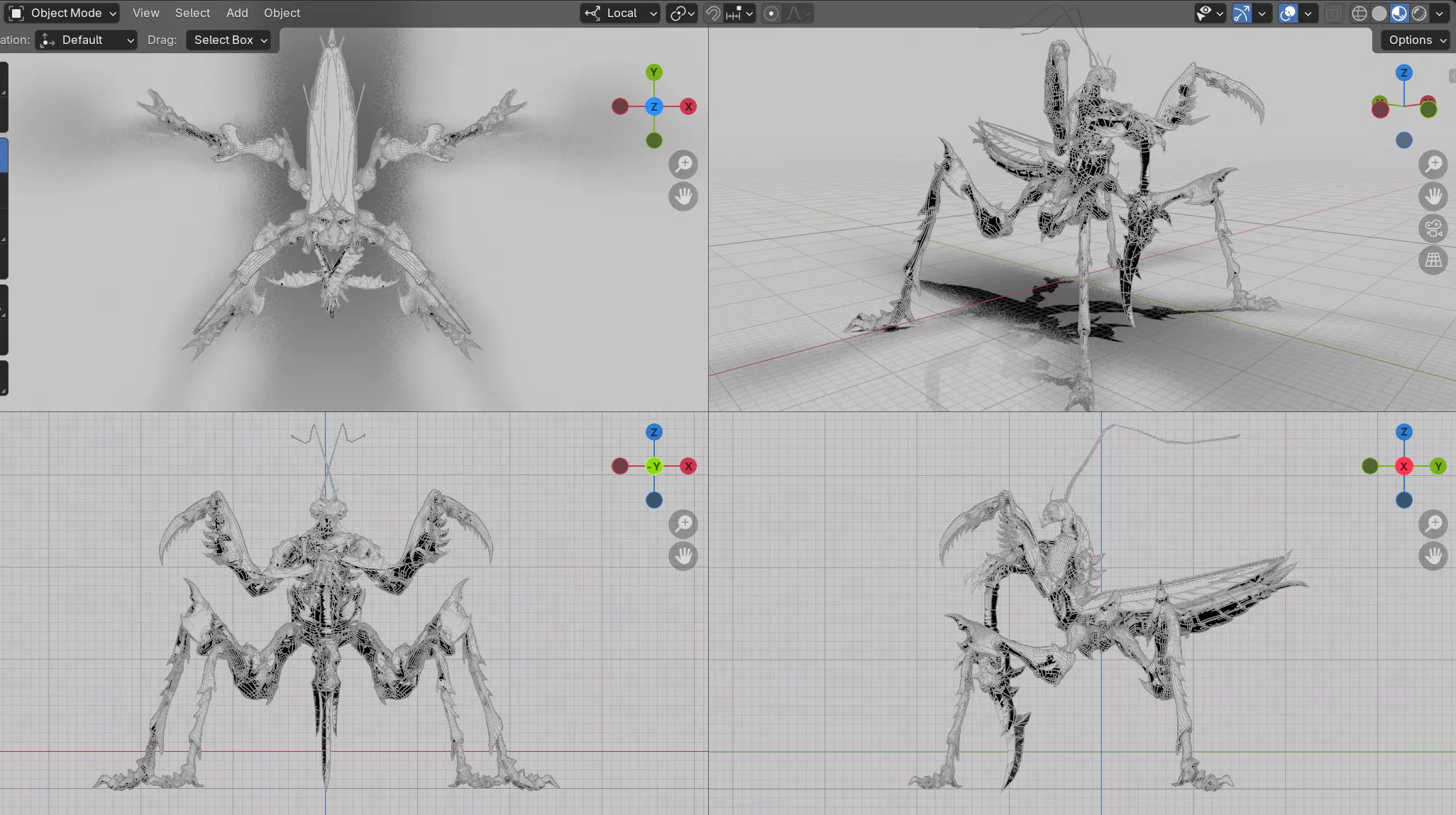 [魔兽世界] 给螳螂妖做了新模型！ NGA玩家社区