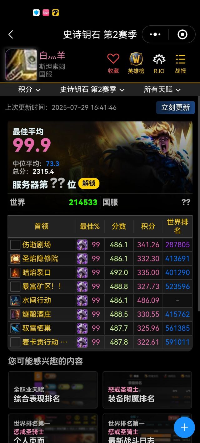 (RMT魅力时刻)我发现这“收藏大神排行榜”的“含金量”挺高啊 NGA玩家社区