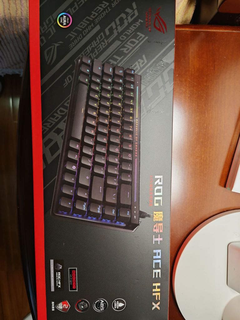 ROG魔导士Ace HFX磁轴电竞键盘ABS版 黑色全新未拆封800 NGA玩家社区