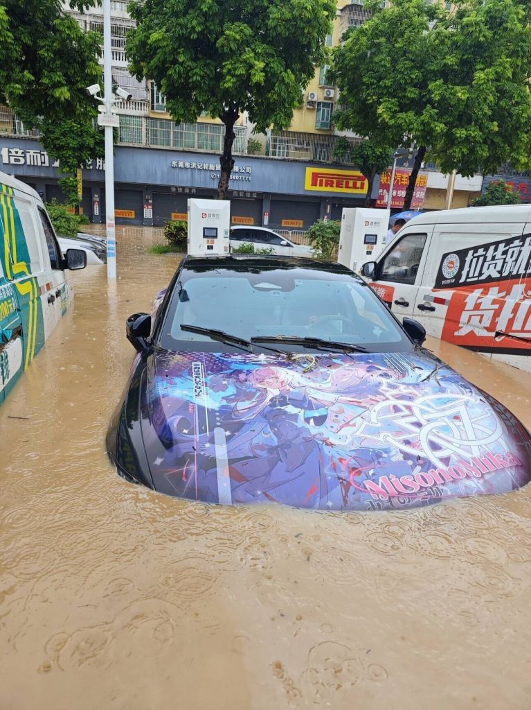 推上看到的 无敌的doro被洪水淹了 178