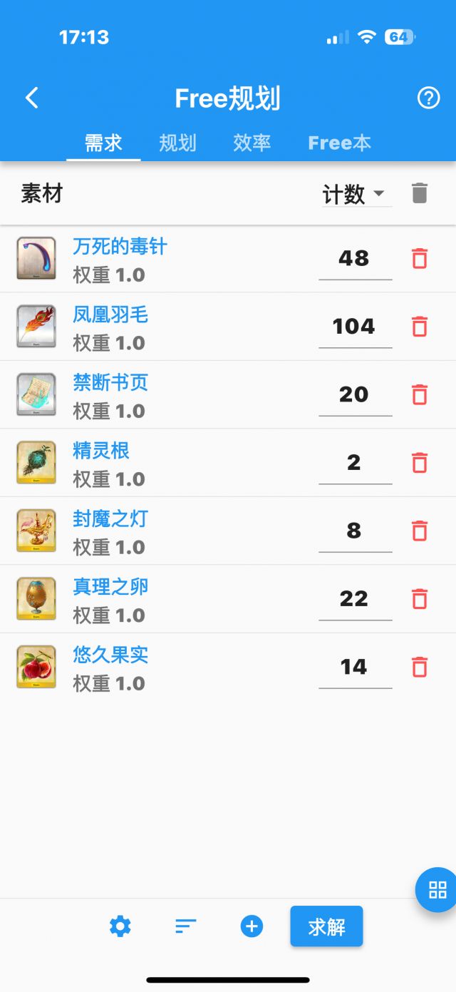 Chaldea素材规划使用求助 NGA玩家社区
